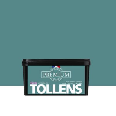 Peinture Tollens premium murs, boiseries et radiateurs velours vert ...