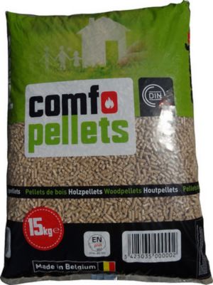 Pellet 100% résineux Fruytier Comfo Pell 15 kg | Castorama