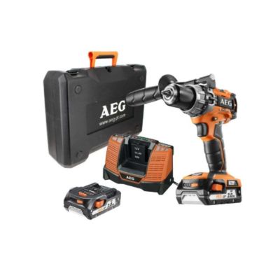Perceuse visseuse a percussion aeg bsb18c2bl-202c batterie 60.0 Nm 18 V