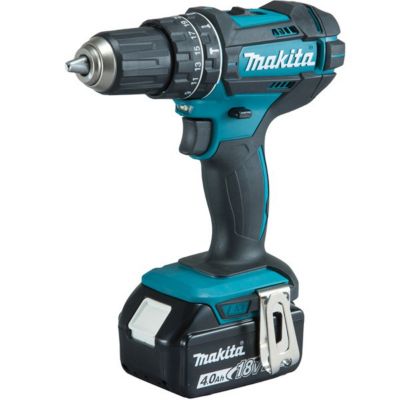Perceuse-visseuse Makita DHP482 18V (percussion). Kit : 2x4,0Ah ...