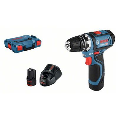 Perceuse-visseuse sans fil GSR 12V-15 FC Flex 2x2,0 Ah L-BOXX
