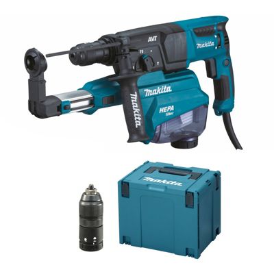 Perforateur-burineur MAKITA 800 W SDS-plus, 26 mm béton, 2,2 J EPTA ...