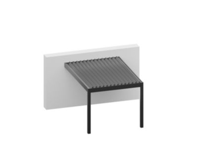 Pergola adossée bioclimatique motorisée ADONIS 300x300x250 cm - Couleur ...