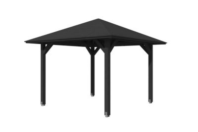 Pergola bois SKAN HOLZ Cannes 1, 374x374cm, bois lamellé-collé ...