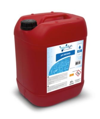 pH moins liquide 20 L 15 % Aqualyn Palette de 24 Palette de 24