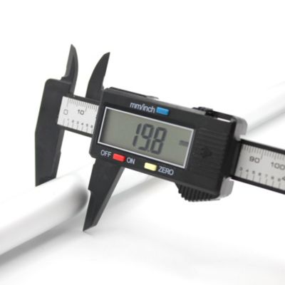 Pied À Coulisse Numérique 150 mm FISHTEC Fibre De Carbone Mesure Intérieur Extérieur