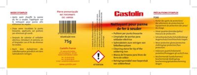 Pierre ammoniacale Castolin L.65 x l.45 x H.20 mm