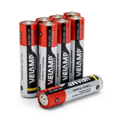 Pile alcaline MINI STILO LR03 AAA 1.5V - Blister de 8