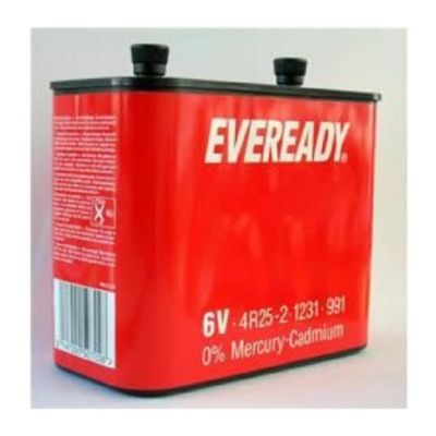 Pile Carbone Zinc 6V avec bornes vissées Energizer