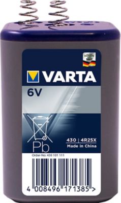 Pile saline 4R25 6V - 7.5Ah Varta, lot de 1 | Castorama
