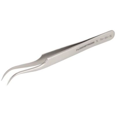 Pince brucelle de précision Lindström TL 7A-SA-SL - pointue et courbée ...