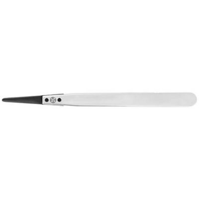 Pince brucelle ESD 249CF 130 mm avec pointe interchangeable en fibre de ...