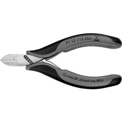 Pince coupante diagonale ESD Knipex 77 12 115 115 mm pour travaux de ...