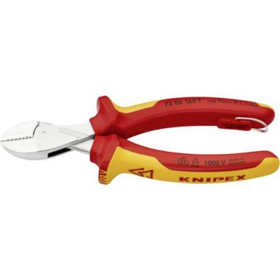Pince coupante diagonale Knipex X-Cut 73 06 160 T VDE 160 mm - coupe ...