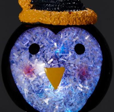 Pingouin multicolore l.6 x H.7 cm couleur changeante