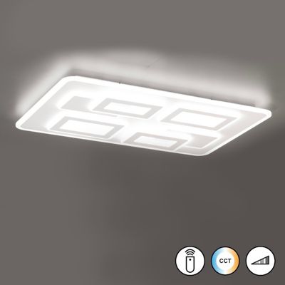 Plafonnier/applique Led variateur et CCT blanc - Fisher & Honsel - Lorado