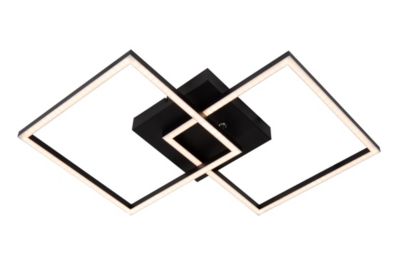 Plafonnier ARIANNE en aluminium avec LED intégré - Noir - Lucide