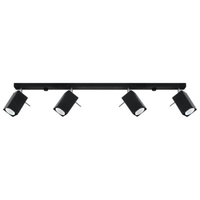 Plafonnier en Acier - RADIARA 90504 - Noir - IP20 - Max 10W LED - GU10 ...