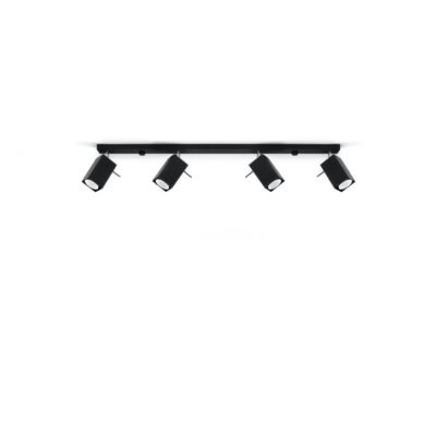Plafonnier en Acier - RADIARA 90504 - Noir - IP20 - Max 10W LED - GU10 ...