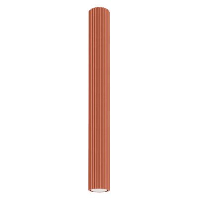 Plafonnier en aluminium 1 ampoule 3000K - 6.5x6.5x60cm Sollux