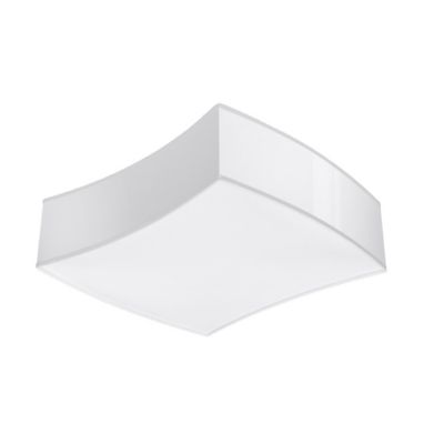 Plafonnier en PVC - AIGUILLE 91058 - Blanc - IP20 - Max 15W LED - E27 ...