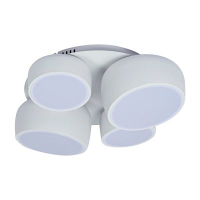 Plafonnier LED ELIORA 48.1x43.1x15cm metal plastique blanc moderne ...