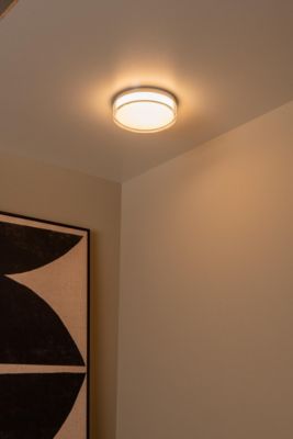 Plafonnier PLANO en acrylique avec LED intégré - Opalin - Lucide