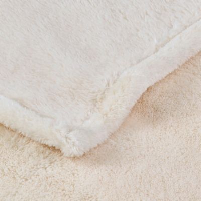 Plaid beige ivoire 150 x 180 cm GoodHome, Lulu