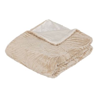 Plaid fourrure Automne blanc ivoire 120x160cm - Atmosphera | Castorama