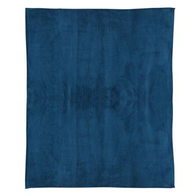Plaid lulu bleu foncé GoodHome L.180x l.150 cm