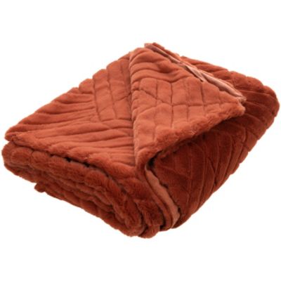 Plaid Victoria terracotta 130x170 cm