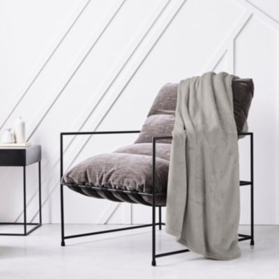 Plaid XL doux Microplush beige écru L.200 x l.150cm | Castorama