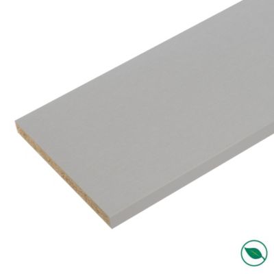 Plan de travail stratifié aluminium 2770 x 640 EP 38 mm