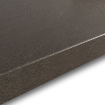 Plan de travail stratifié aspect oxydé GoodHome Kabsa L.300 x l.62 x Ép.3,8 cm