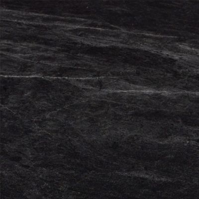 Plan de travail stratifié aspect pierre décor marbre noir 208 x 65 cm ...