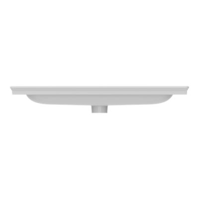 Plan vasque en céramique blanc l.80 cm, GoodHome Endell