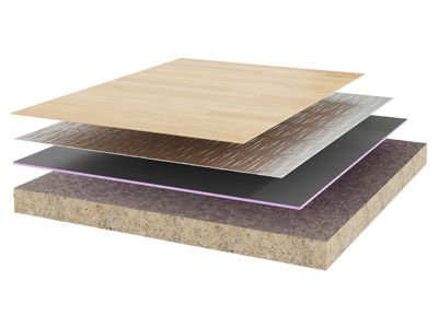 Plancher chauffant électrique parquet Mozaïk 100W/m² 2m² 200W - THERMOR ...
