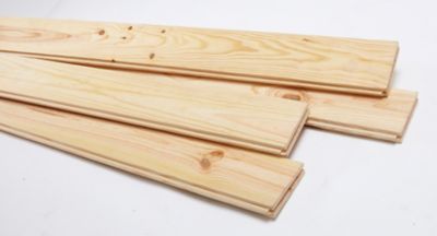 Plancher en pin L.200 x l.9,5 cm | Castorama