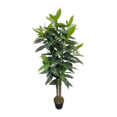 Plante artificielle Cassia Rebecca Mobili Kori 145x40x40 PEVA Bois Vert ...