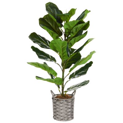 Plante artificielle en pot 72 cm FIDDLE LEAF TREE | Castorama