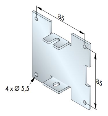 PLAQUE 100 X 100 IMBAC SUPPORT T5