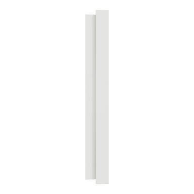 Plaque de finition 1 poste, blanc craie, Odace