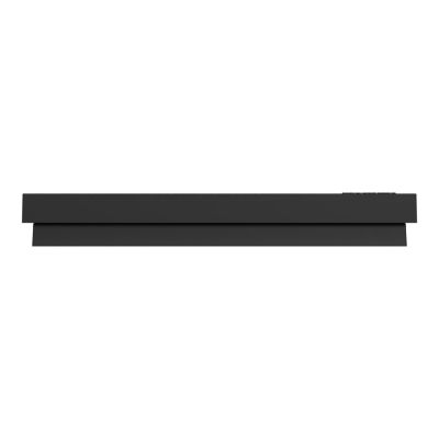 Plaque de finition 1 poste, noir onyx, Odace