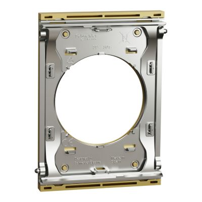 Plaque de finition centrale, effet laiton, Odace Architecte