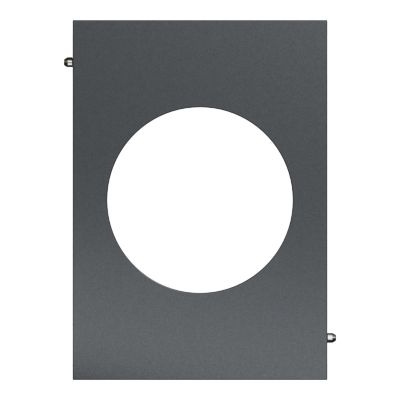 Plaque de finition centrale, effet Perle noire, Odace Architecte