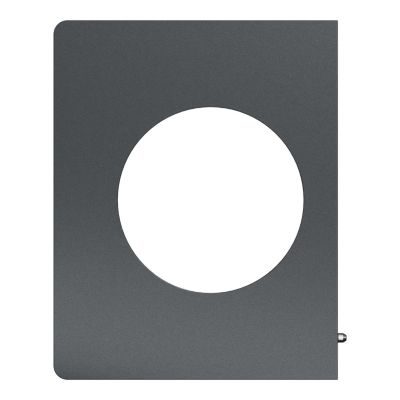 Plaque de finition latérale, effet Perle noire, Odace Architecte