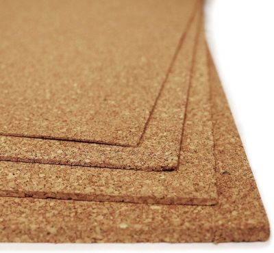 Plaque de liège - naturel de haute qualité, découpé sur mesure, Ép : 2 ...