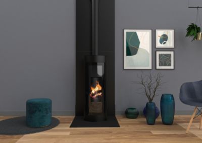 Plaque de protection murale Dixneuf 120 x 81 cm noir