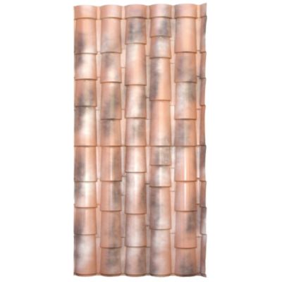 Plaque de toiture imitation tuile Coverlife en pvc sienne antique - 213 ...