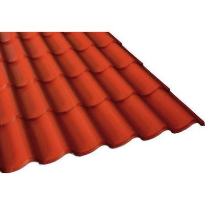 Plaque imitation tuile PVC Nordika rouge (vendue à la plaque) | Castorama